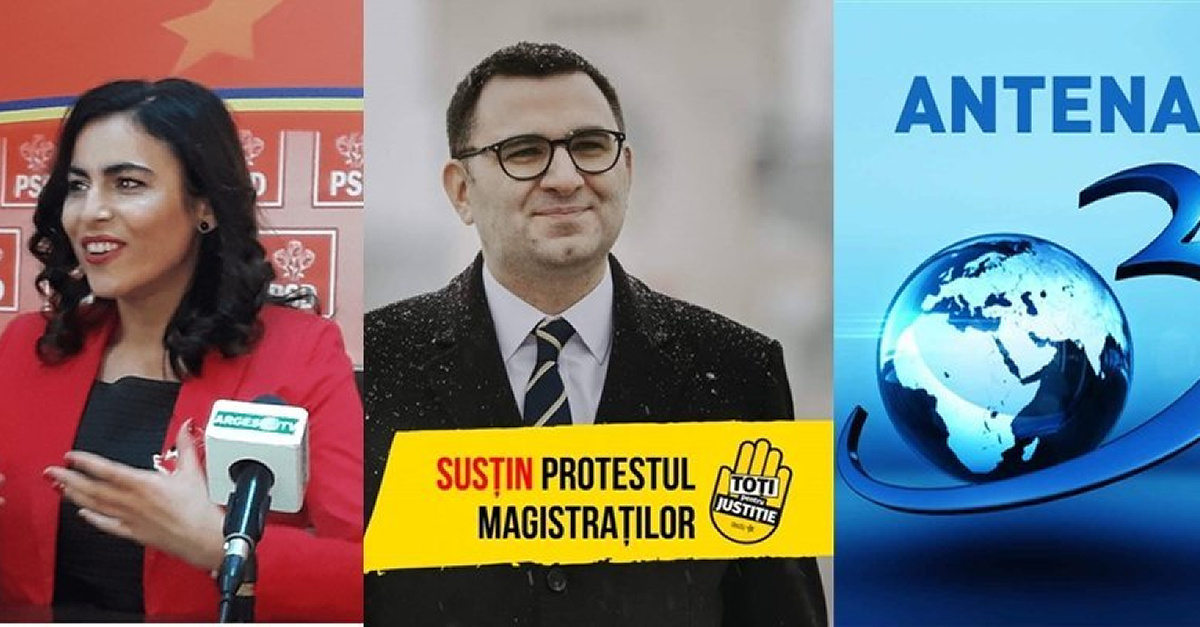 VIDEO Zoană, PSD și Antena 3 au primit în direct steagul PCR de la ...