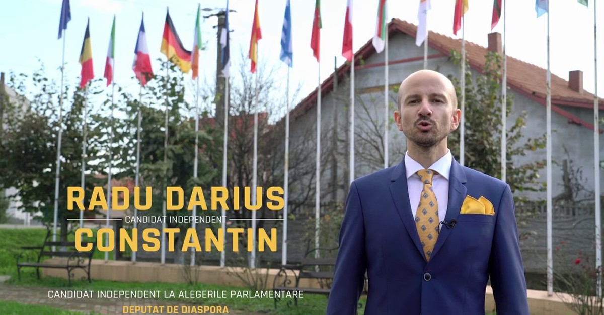 Portret de candidat. Darius Radu Constantin, candidat independent ...